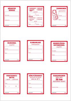 autonorm autohandelbedarf e.K. - Service Aufkleber 50 x 60 mm